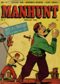 Manhunt (Magazine Enterprises) - Comic Book Plus
