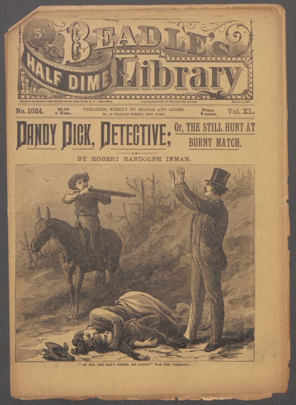 Beadle's Half Dime Library 1024 - Dandy Dick, Detective